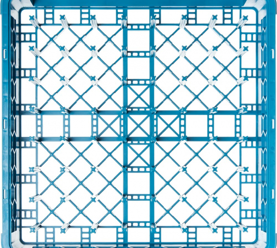 All-Purpose Peg Dish Rack 3 Open Side - SYS Crates