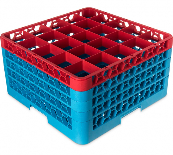 25-Compartment Standard Glass Rack - SYS Crates