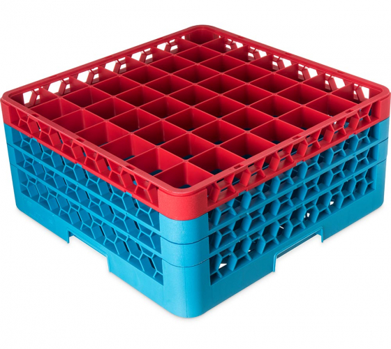 49-Compartment Standard Glass Rack - SYS Crates