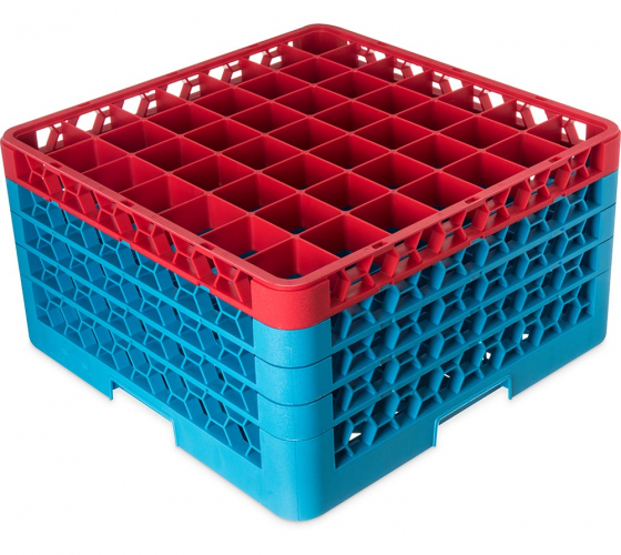 49-Compartment Standard Glass Rack - SYS Crates