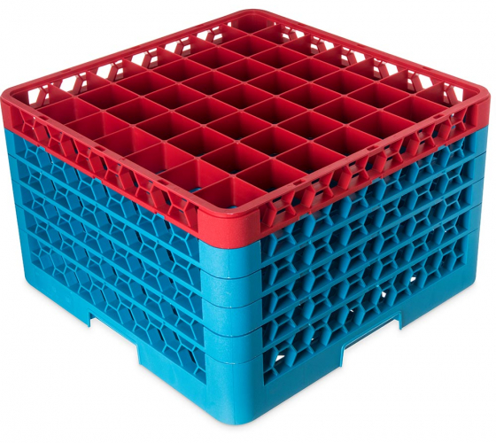49-Compartment Standard Glass Rack - SYS Crates