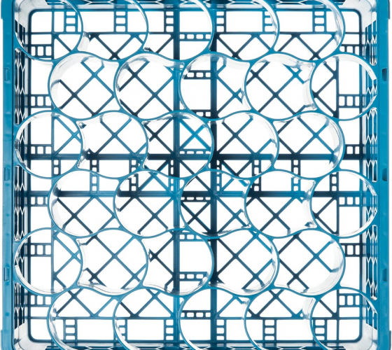 30-Compartment Staggered Glass Rack - SYS Crates